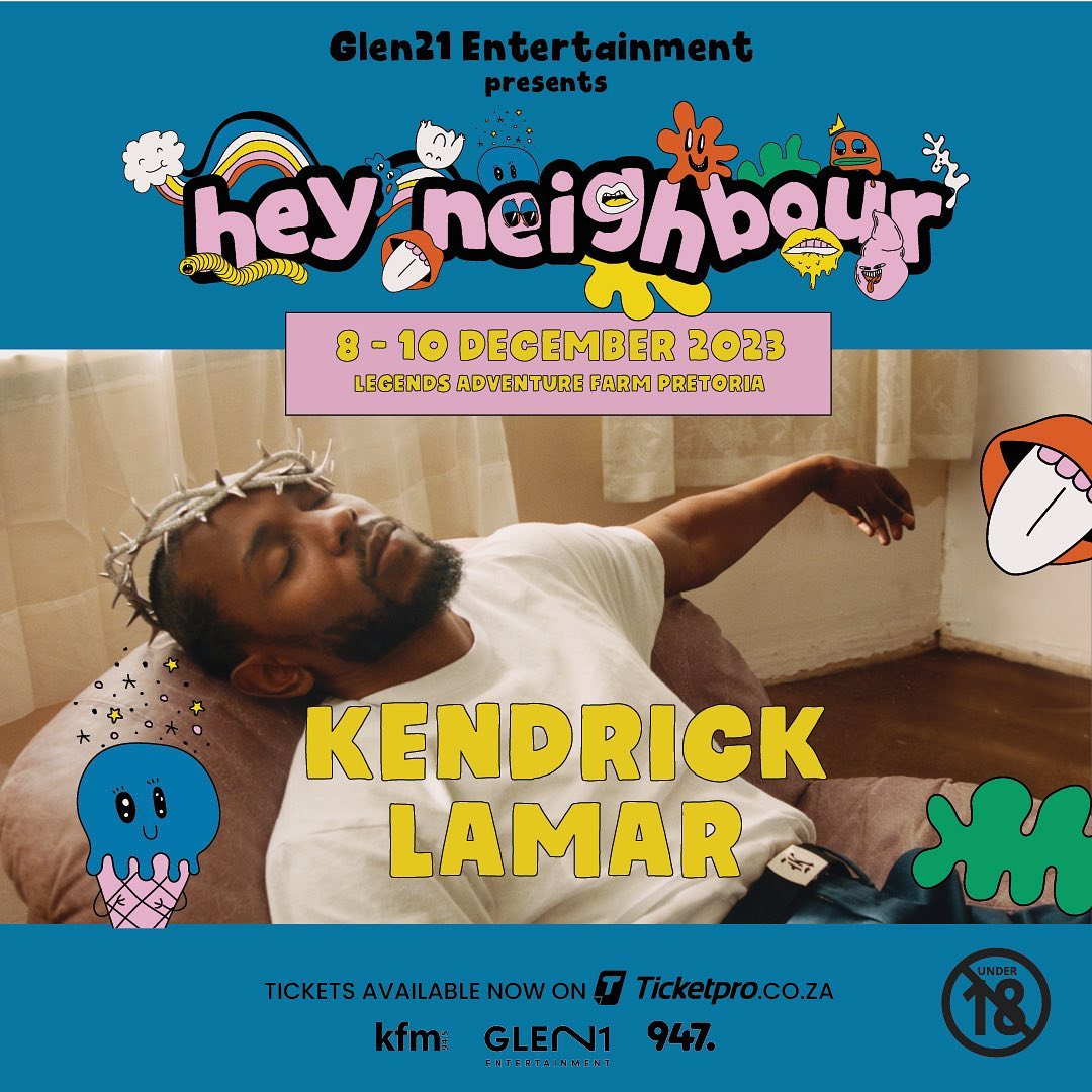Kendrick Lamar Announced as the Day 2 Headliner for Hey Neighbour ...