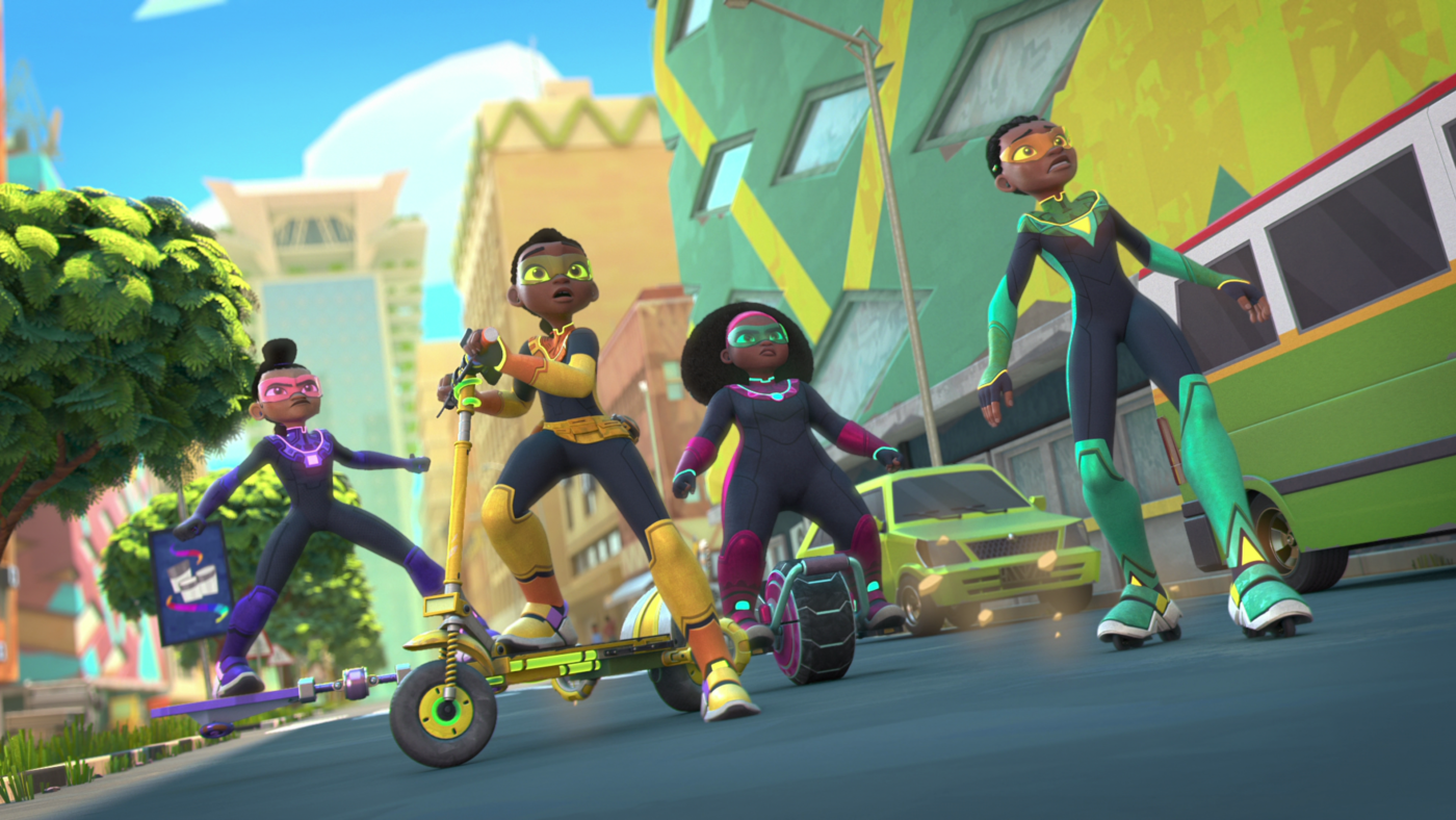 Netflix Finally Shares A Trailer for Its First African Animation Series, Supa Team 4 - Between ...