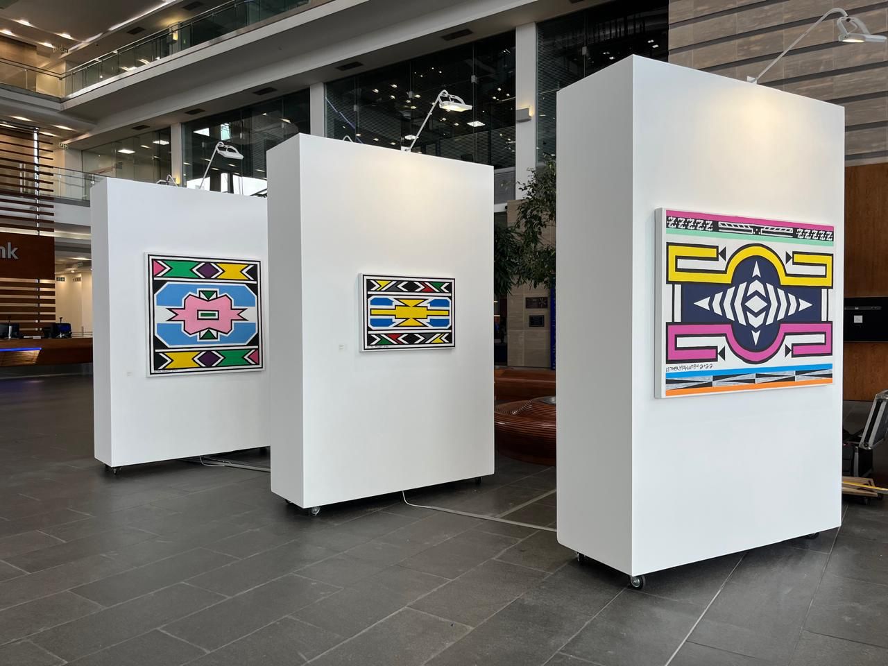 Standard Bank Celebrates Dr. Esther Mahlangu with Pop-Up Atrium ...
